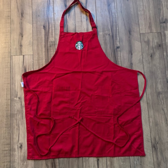 Starbucks | Kitchen | Starbucks Coffee Barista Apron Red With ...
